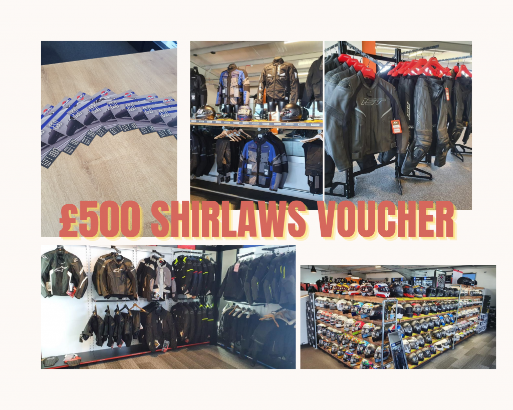 Shirlaws Motorcycle LTD £500 Safety Gear Voucher (DRAWN 30.03.22 ...