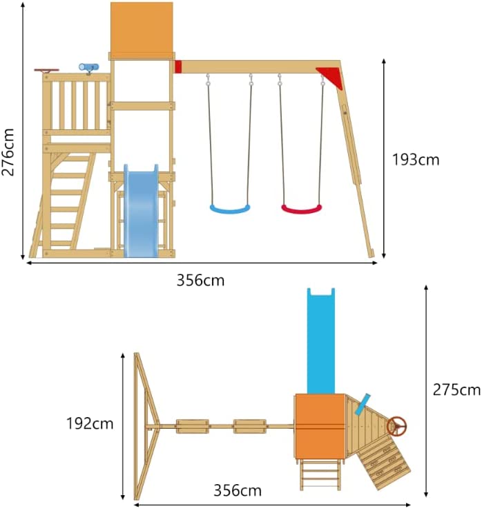 Wooden Swing and Slide Climbing Play Set (DRAWN 12.08.22) – Bounty ...