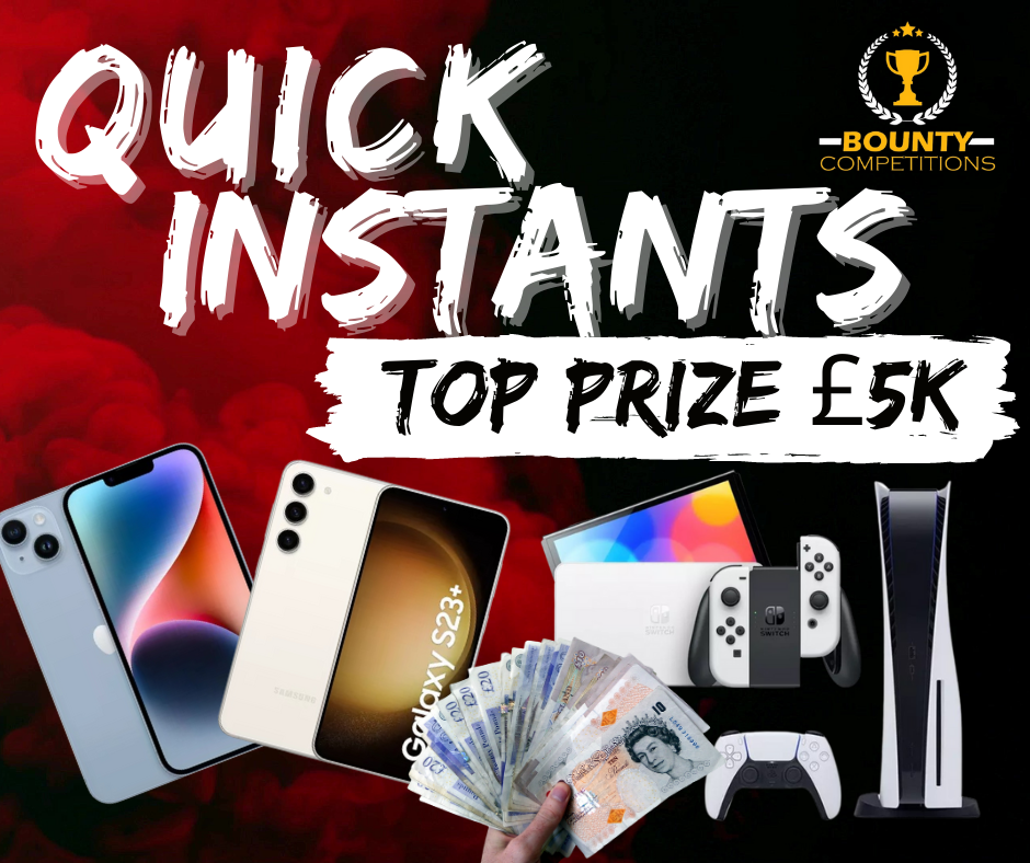 🔴QUICK : INSTANTS TOP PRIZE £5K – 11 WINNERS OF INSTANT PRIZES 🔴 ...
