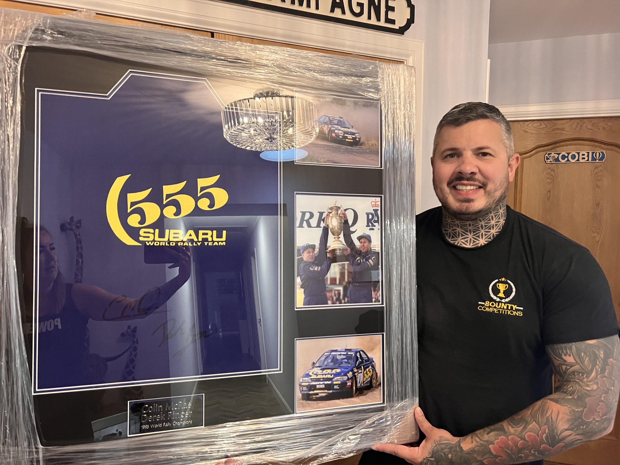 🔴Quick – Colin Mcrae & Derek Ringer Signed T-shirt Display (DRAWN 04.08 ...